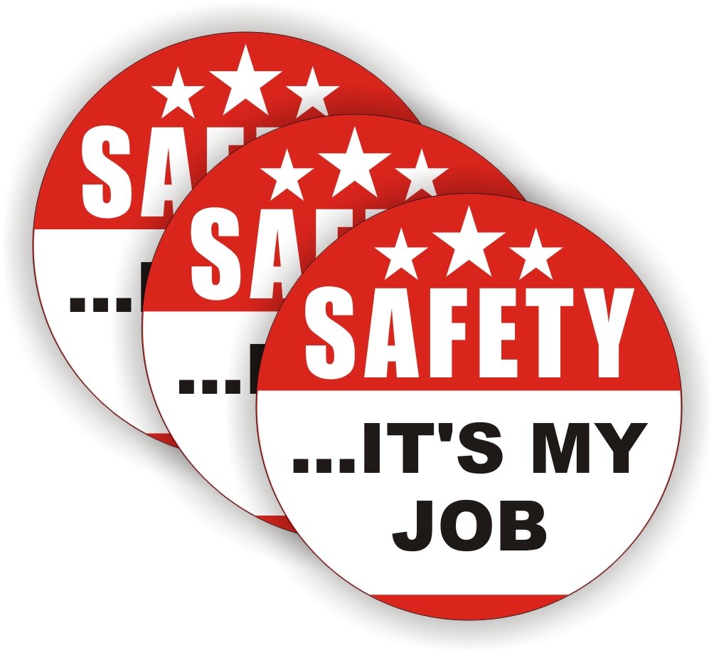 Amazon.com: (3) Safety Its My Job Hard Hat Stickers | Decals | Laborer ...