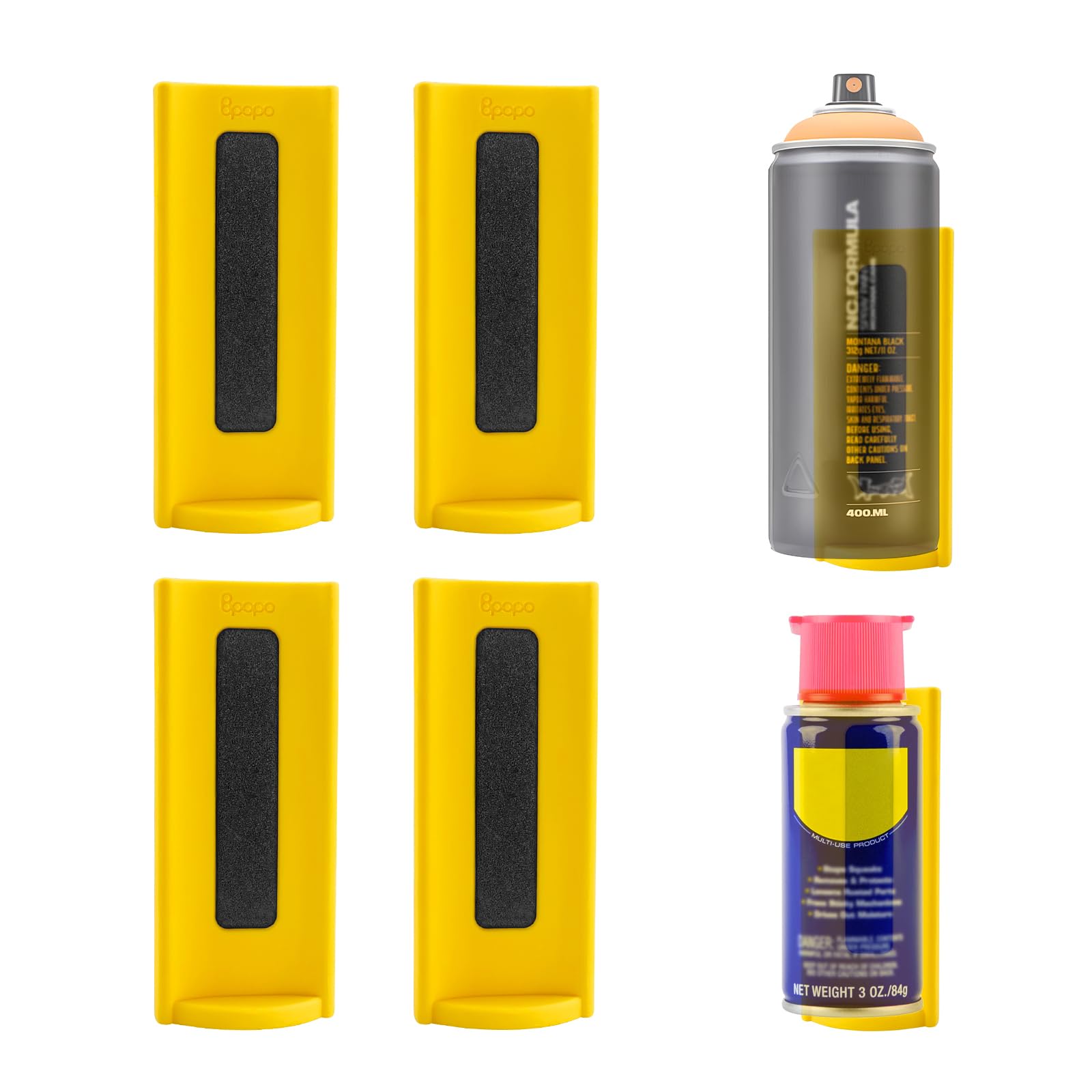 Snapklik.com : 4 Pcs Magnetic Aerosol Spray Can Holder,Powerful Magnet ...