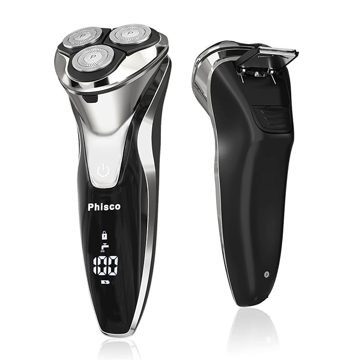 Buy Phisco Electric Shavers Men Waterproof Wet and Dry, 3D Rechargeable ...