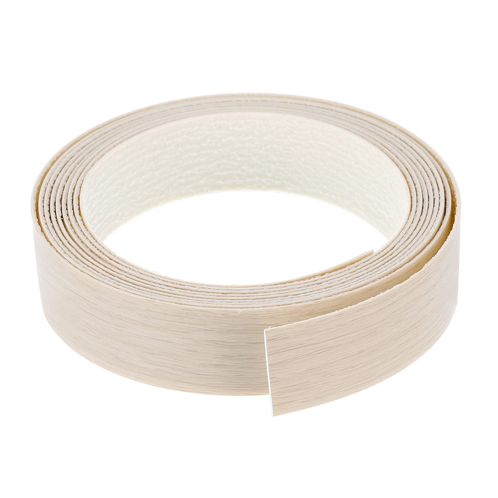 uxcell Edge Banding, 1-1/8 inch x 9.84ft Pre-Glued Wood Veneer Edging ...