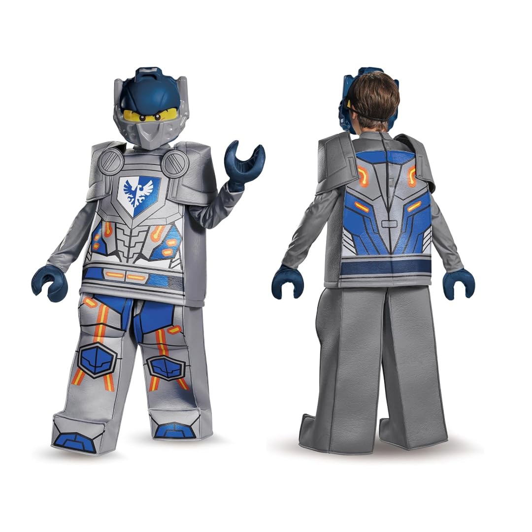 Amazon.com: Clay Prestige Nexo Knights Lego Costume, Small/4-6 : Toys ...