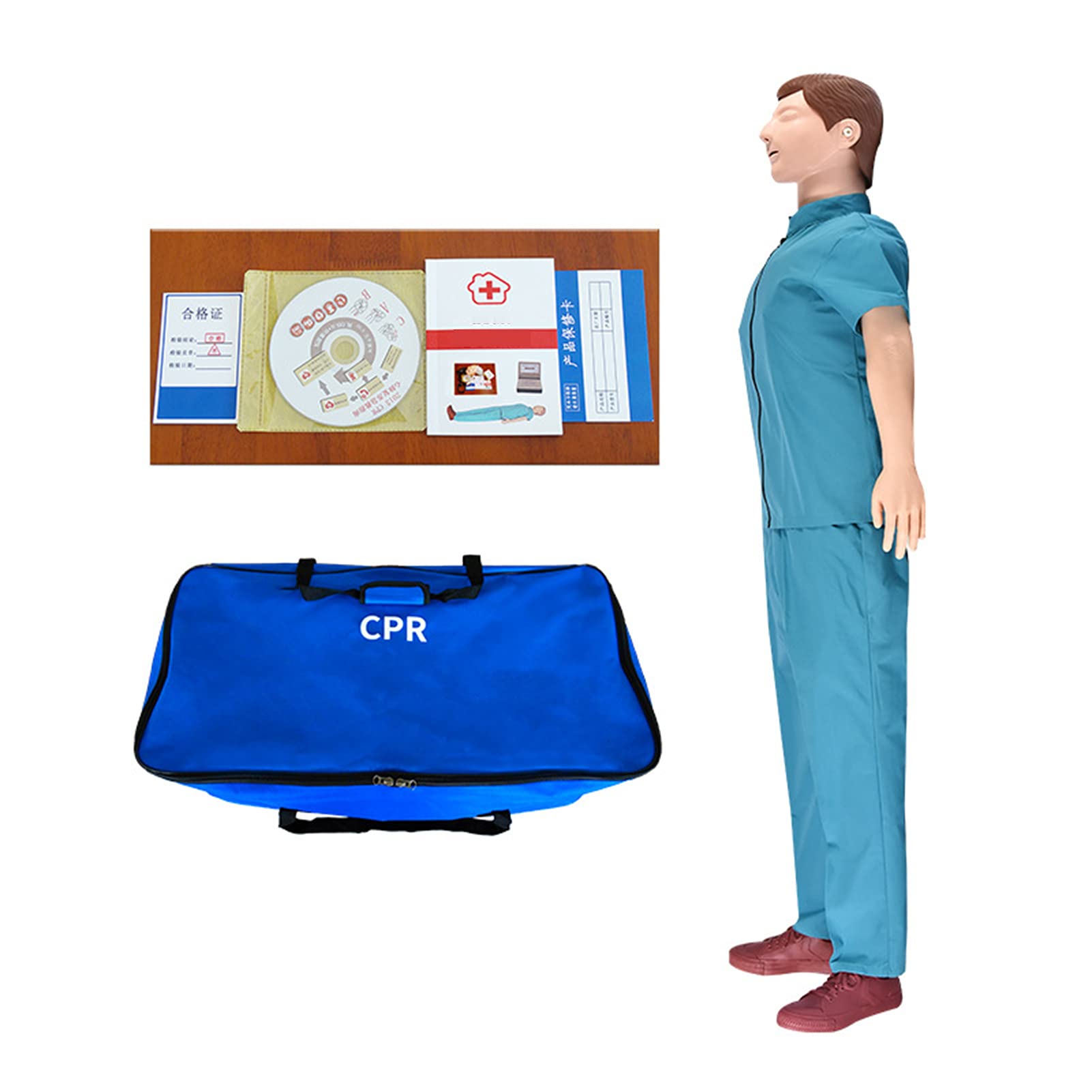 Buy GXGX Cardiopulmonary Resuscitation Simulator Full Body CPR Manikin ...