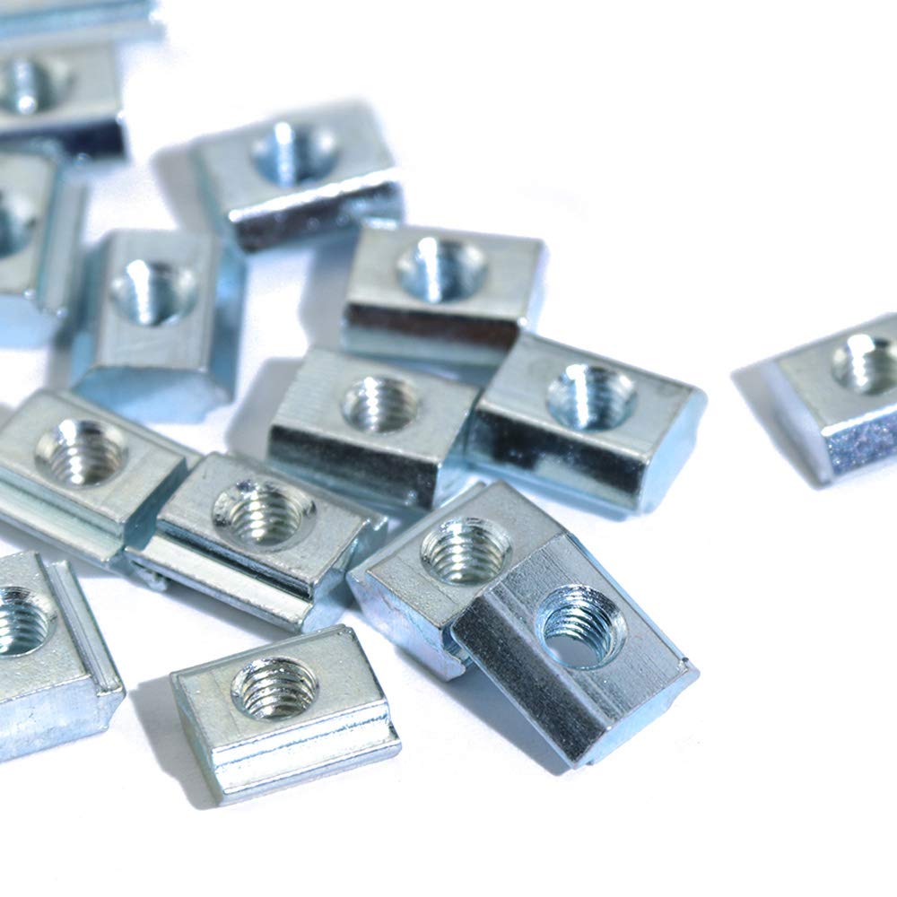 Snapklik.com : 100pcs 2020 Series Sliding T Nuts Metric M4 Thread Slide ...