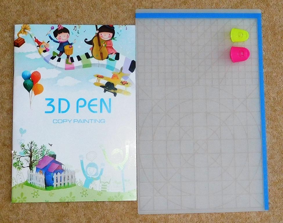 3D Printing Pen Mat with Basic Template, with 3D Pen Books and 2 ...