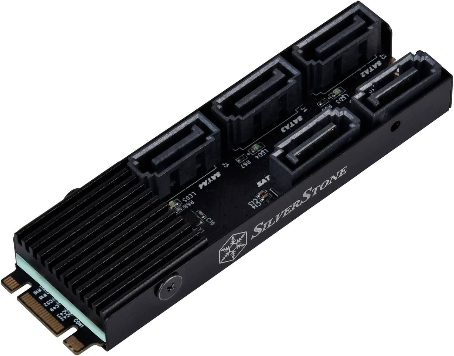 Amazon.com: 8 Port Non-RAID SATA III 6Gbp/s to M.2 B+M Key Adapter PCI ...