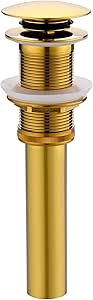 Amazon.com: Luxier DS01-TG 1-5/8 in. Brass Bathroom and Vessel Sink ...