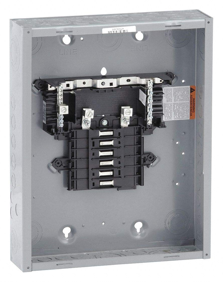 Load Center, Lug, 125A, 120/240VAC, 1Ph: Circuit Breaker Panels: Amazon ...