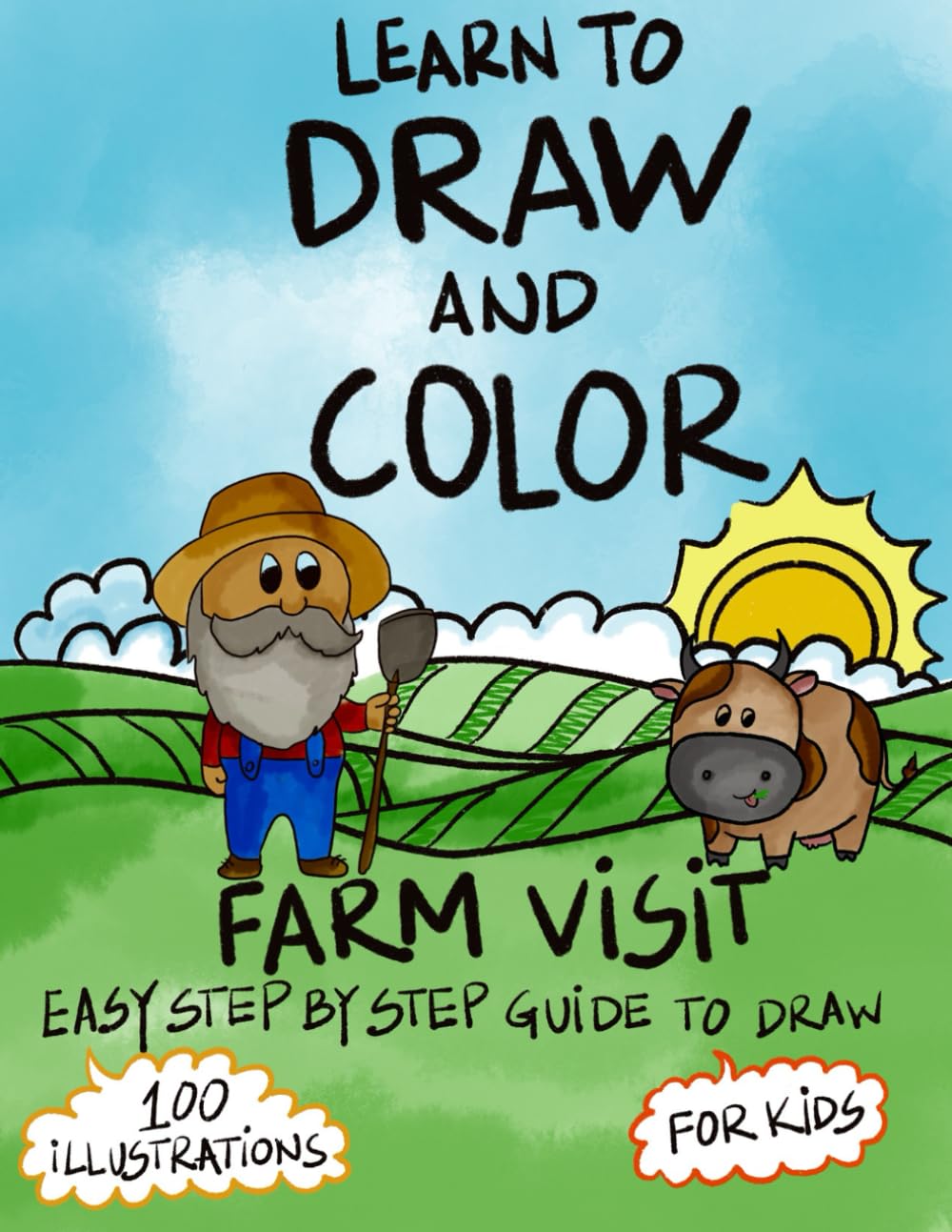 Learn To Draw and Color for Kids- Farm Visit: Learn & Explore Farm ...