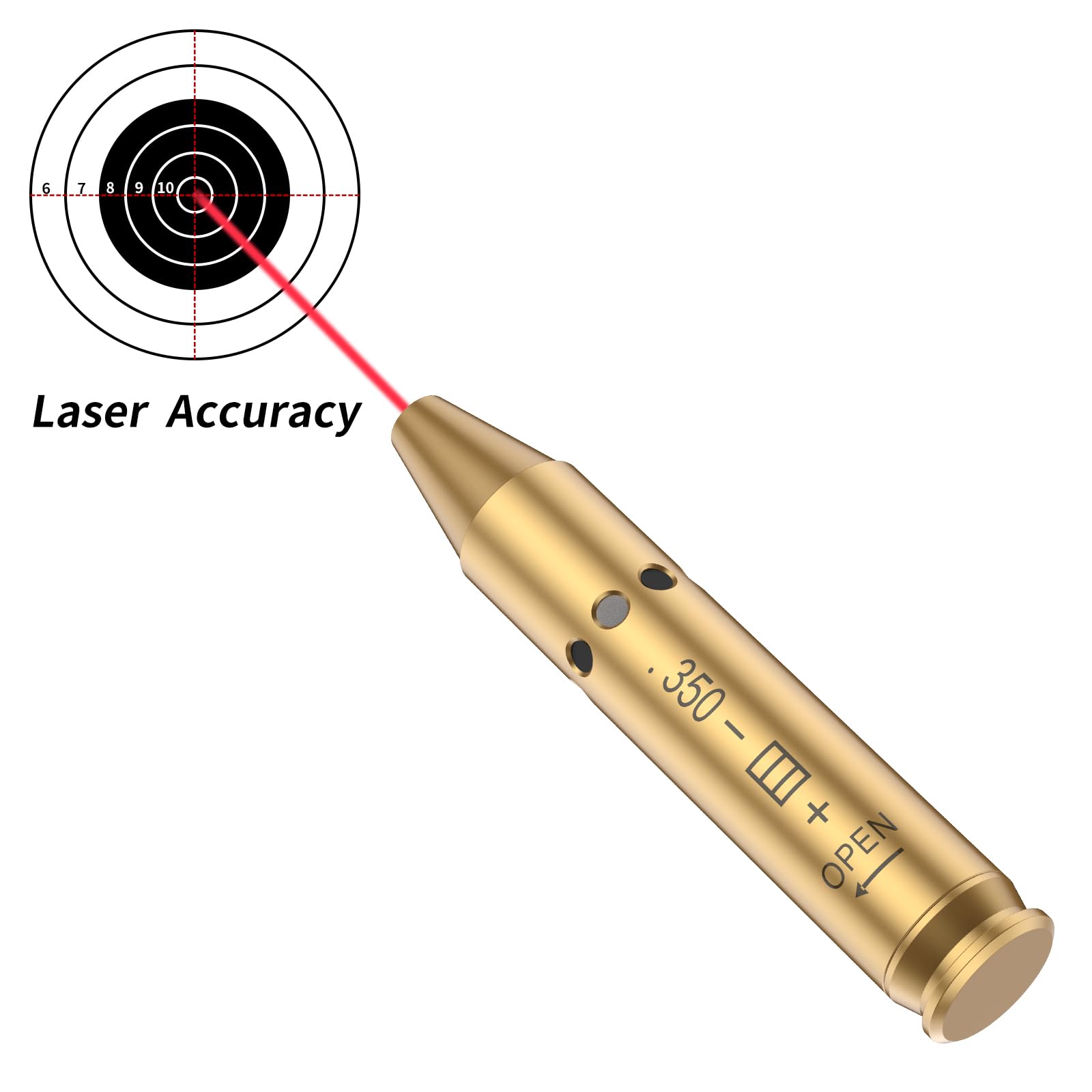 Snapklik.com : Tipfun .350 LGND(943mm) Bore Sight Laser Sight Red Dot ...