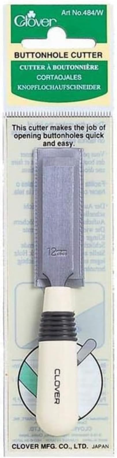 Amazon.com: CLOVER Button Hole Cutter-White Handle