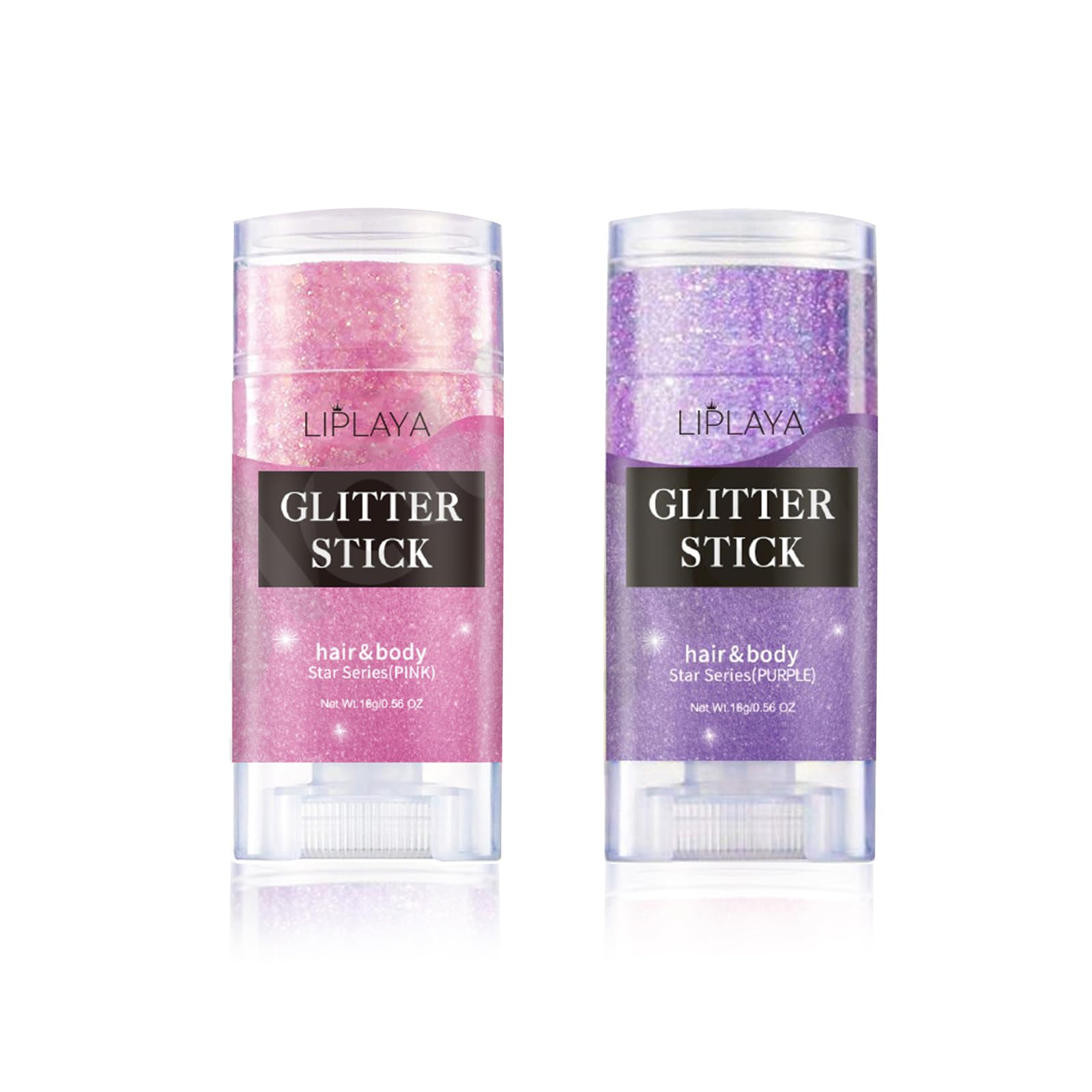 EnMart 3 Colors Body Glitter Stick, Sequins Glitter Gel Cream Face ...