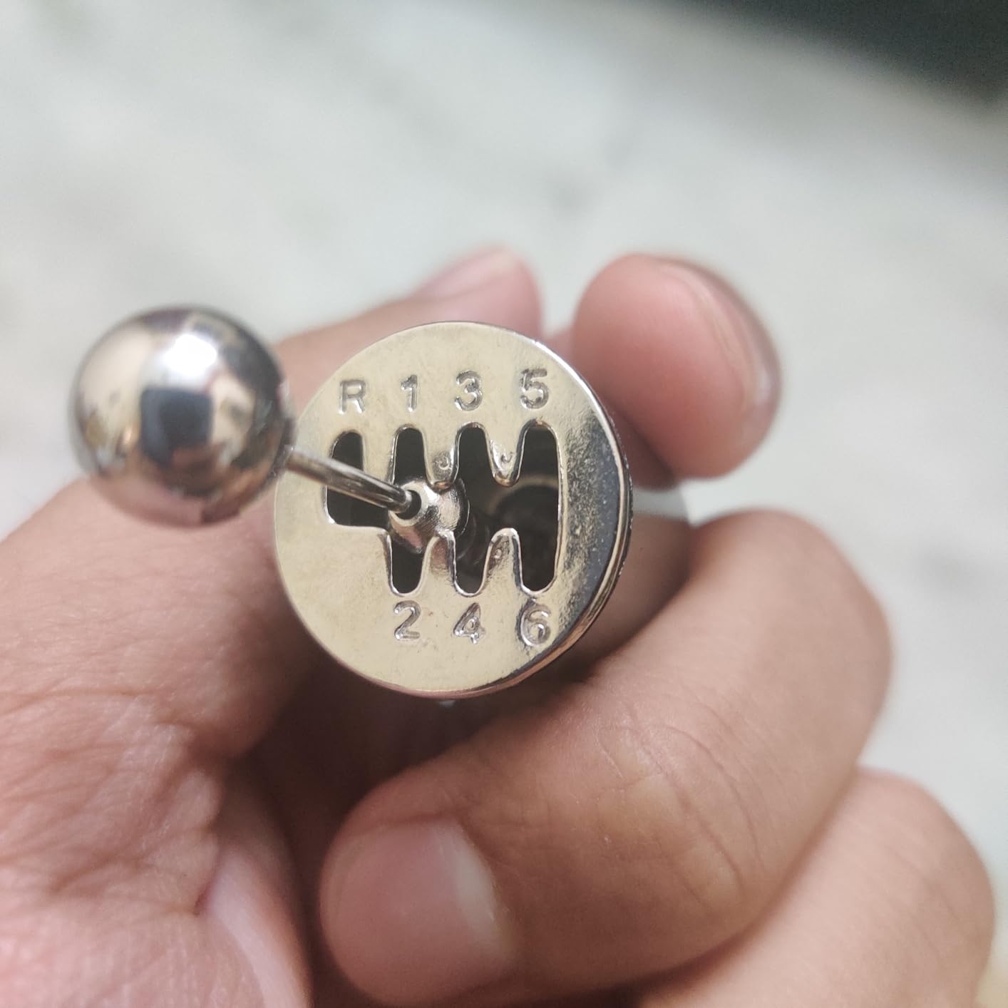 siddhmurti Gear Transmission Fidget Gear Keychain | 6 Speed Shiftable ...