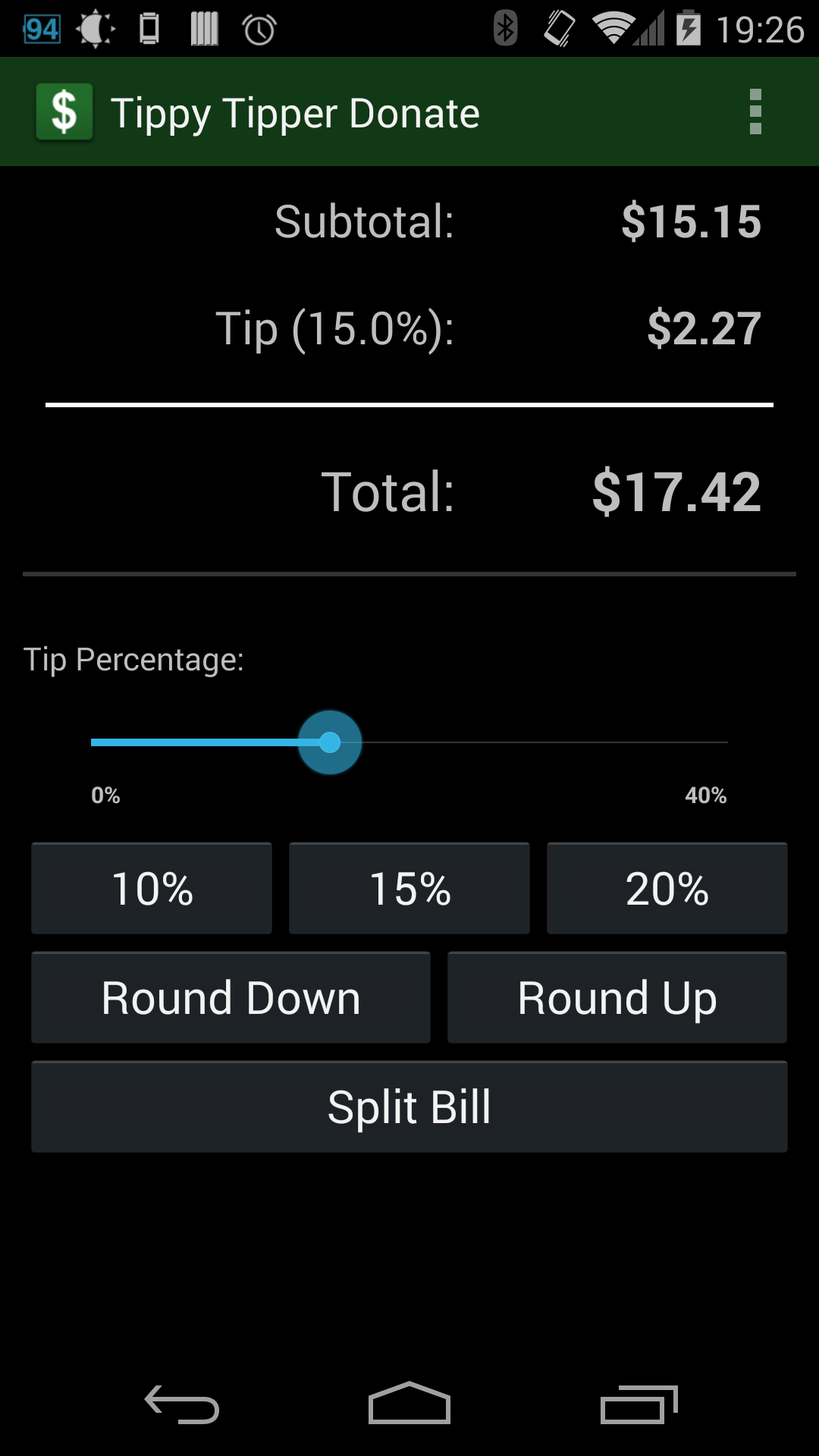 Tippy Tipper (Donate) - App on Amazon Appstore
