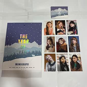 Amazon.co.jp: TWICE YEAR OF YES MONOGRAPH Trading Card Photo Collection ...