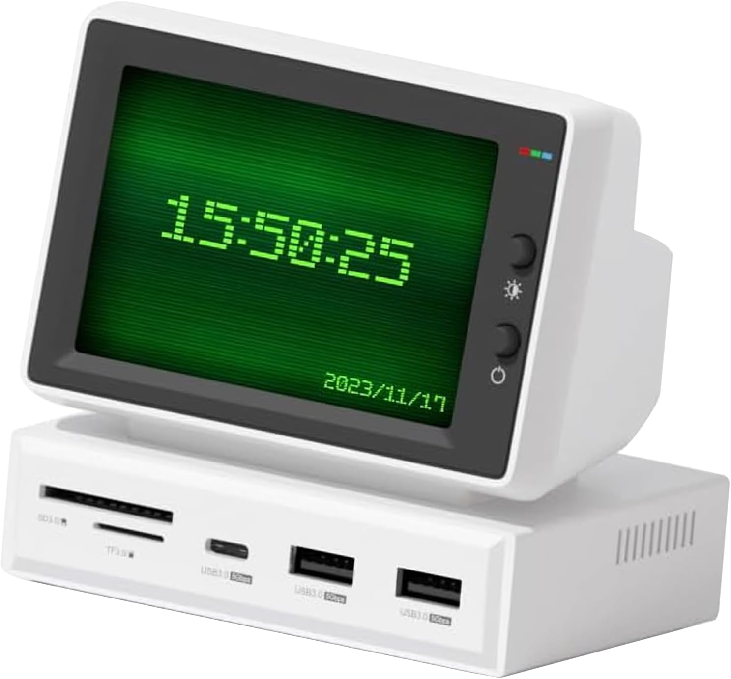 3.5in Mini Sub Screen with USB C Hub, AIDA64 PC CPU RAM HDD Data ...