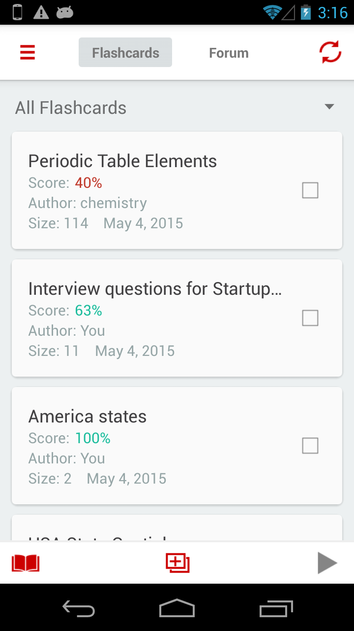 StudyFlashcard Flashcards - Learn, Study, Chat - App on the Amazon Appstore
