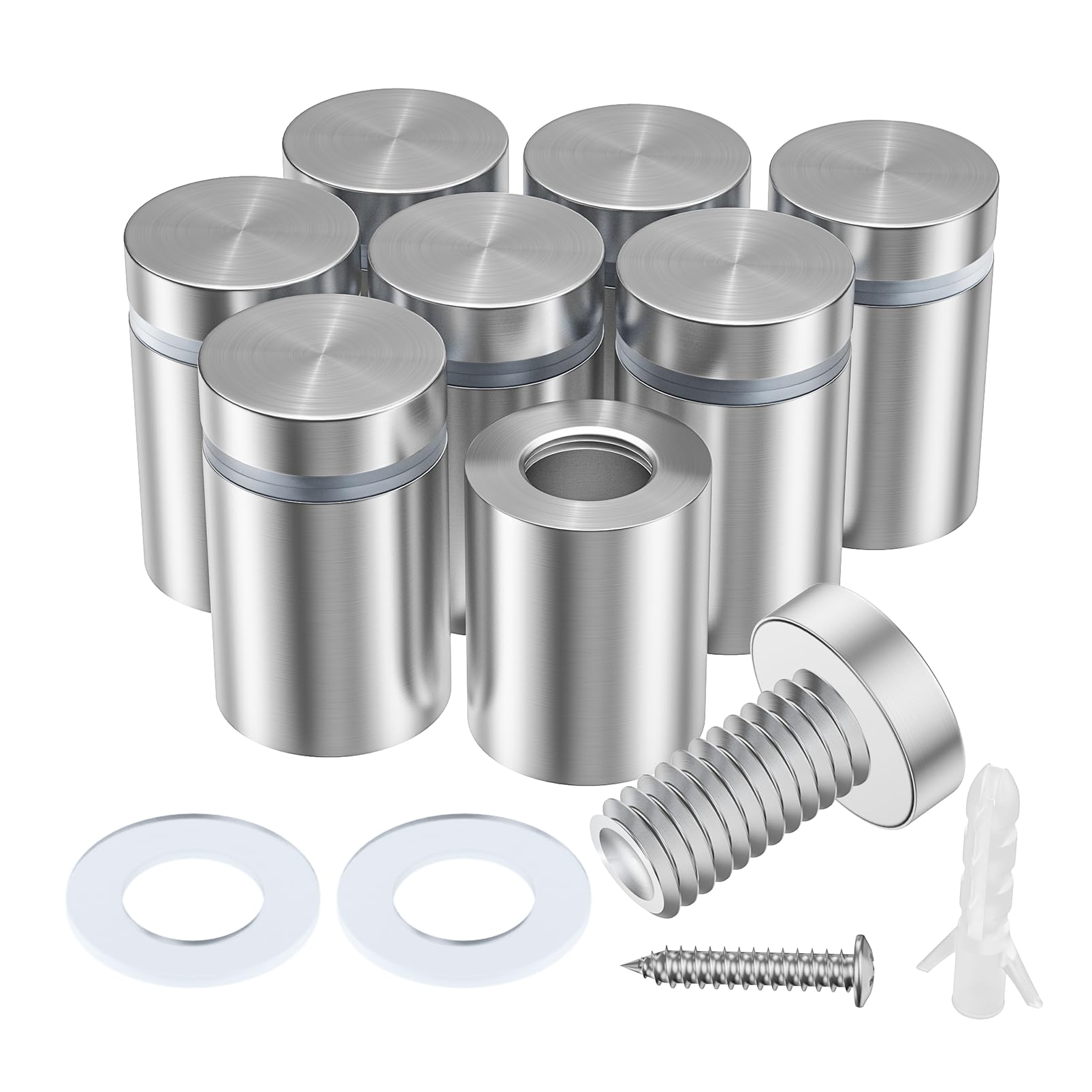 Snapklik.com : LuckIn 8 Pack Standoff Screws For Acrylic