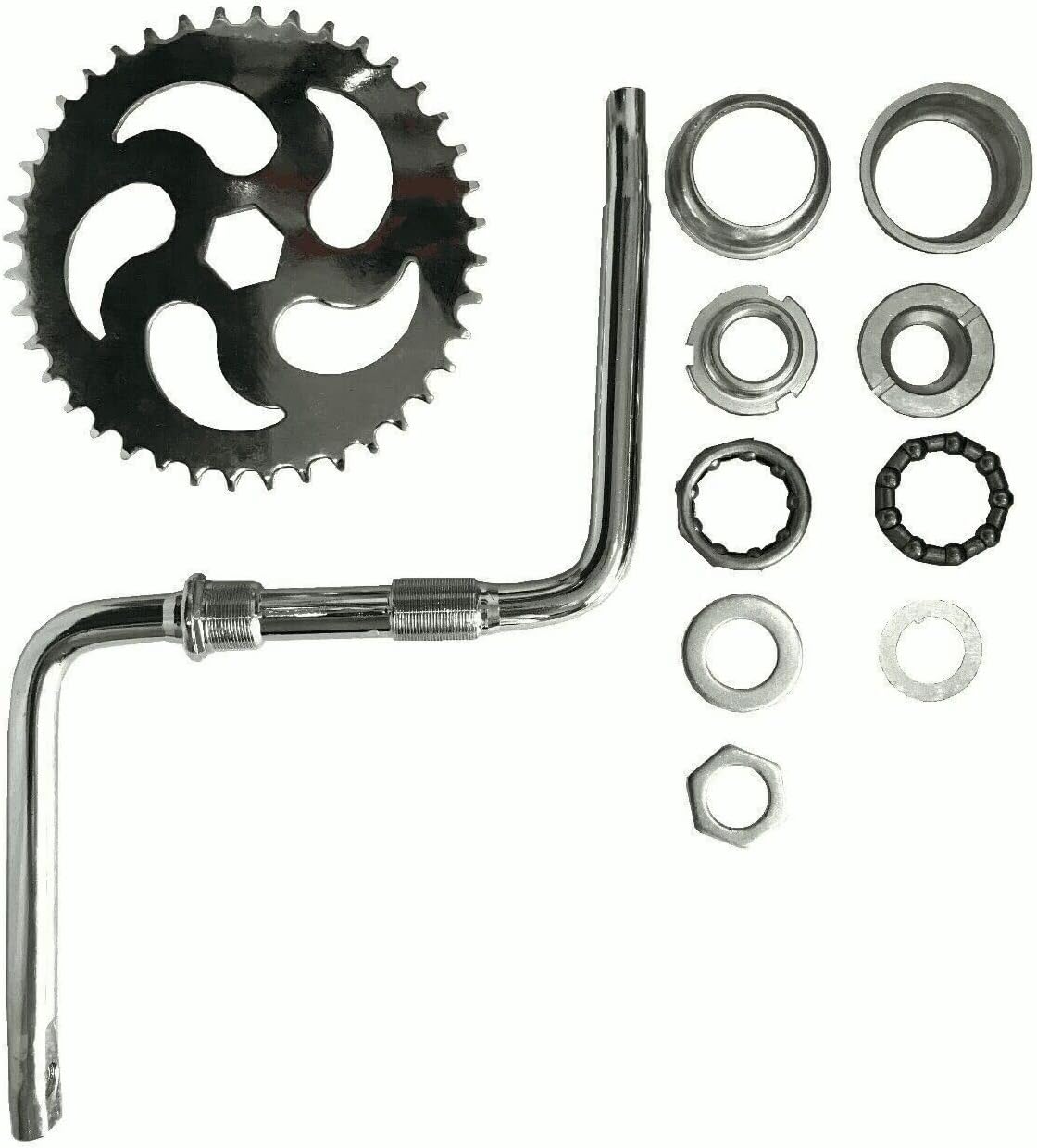 Amazon.com : DONSP1986 One Piece Wide Crank Kit W/40T Sprocket, 2 inch ...
