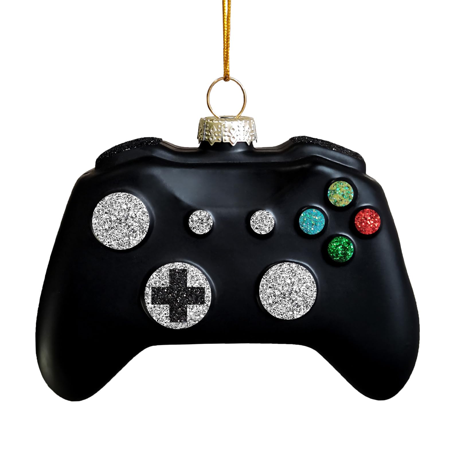 Amazon.com: Ushinemi Video Game Ornament 2024 Glass Game Controller ...