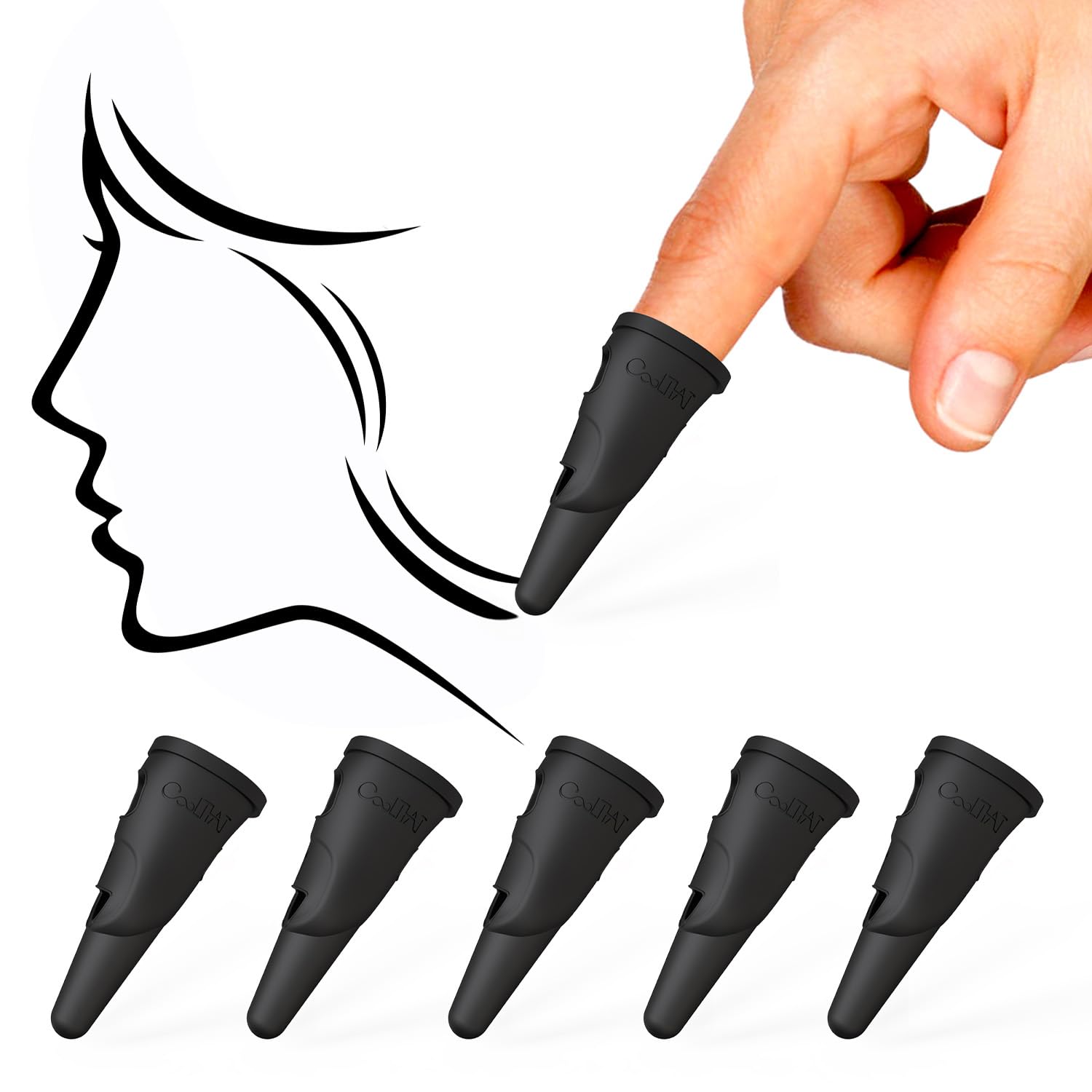 Amazon.com: Stylus Pens for Touch Screens 6 Pack, Silicone Finger ...