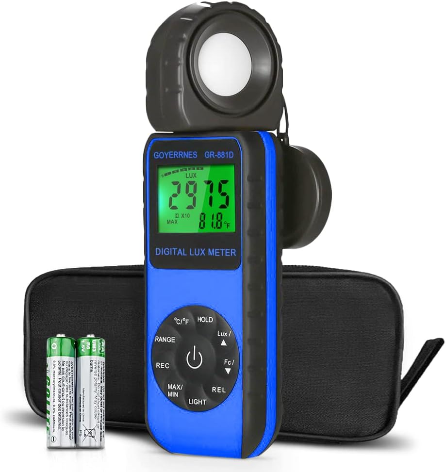 Amazon.com : BSIDE Digital Light Meter Lux Tester Illuminance Luxmeter ...