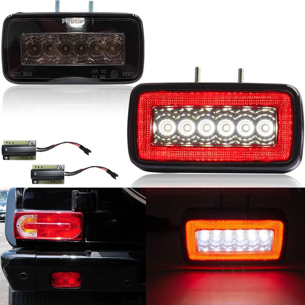 Amazon.com: NJSBYL Rear LED Back Up Light Assemblies for 2002-2018 ...
