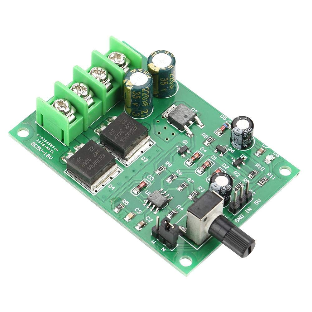 Motor Driver Board Motor Speed Controller PWM DC5-18V Motor Stepless ...