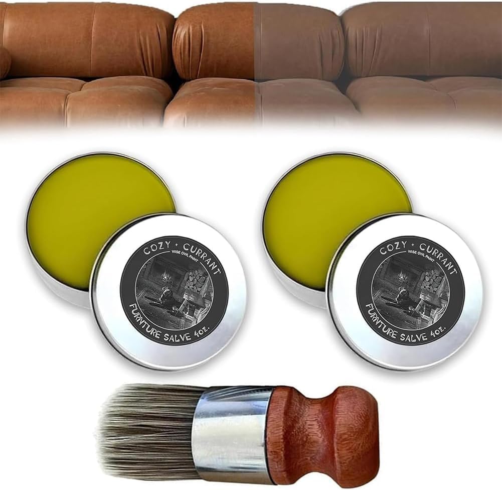 EverGloss Leather &Furniture Repair Salve +Applicator Brush,Furniture ...