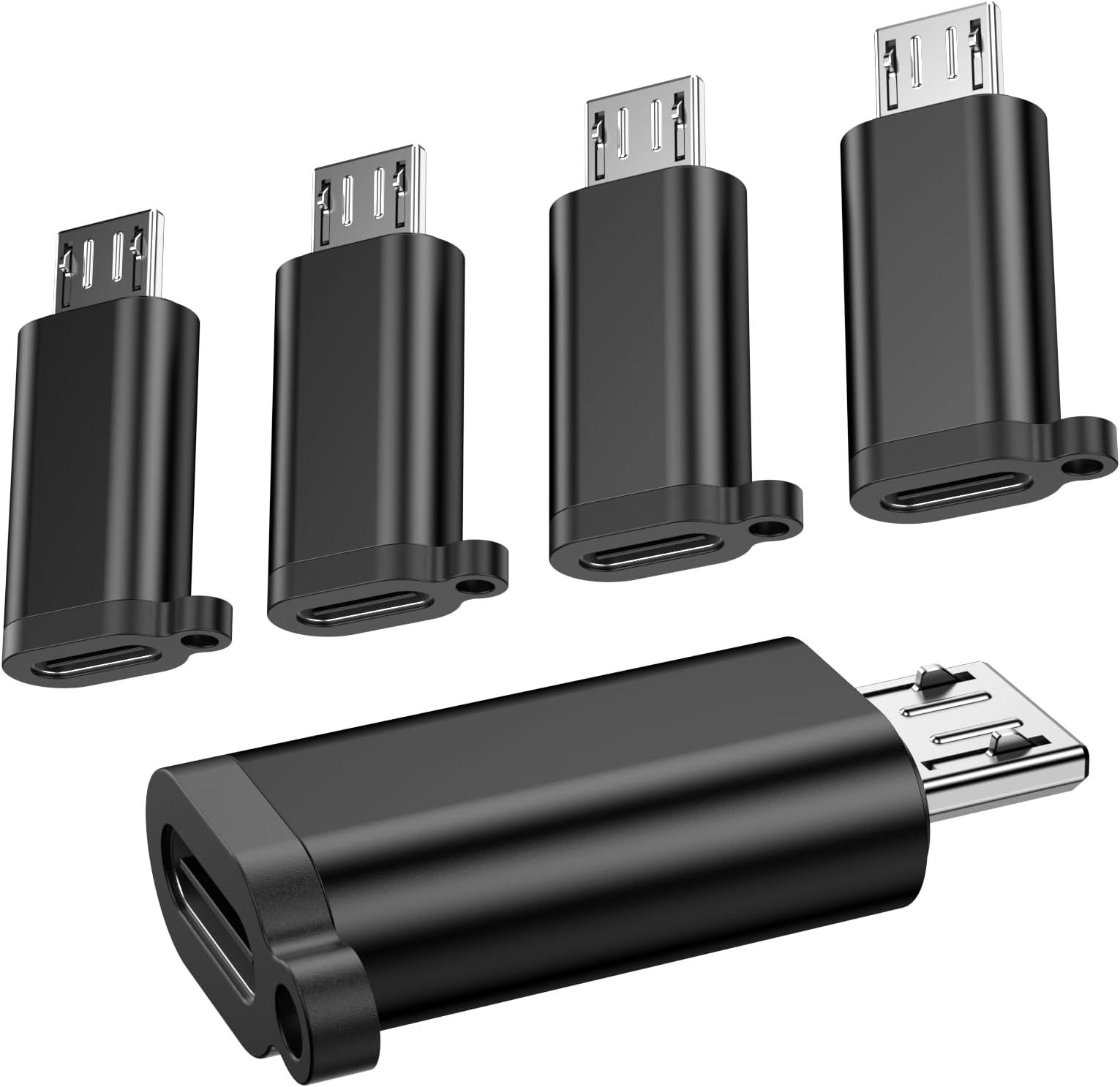 Amazon.com: JSAUX Micro USB (Female) to USB C Adapter 4-Pack, Aluminum ...