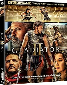 Amazon.com: Gladiator II [4K UHD + Blu-Ray + Digital] : Paul Mescal, Pedro Pascal, Denzel ...