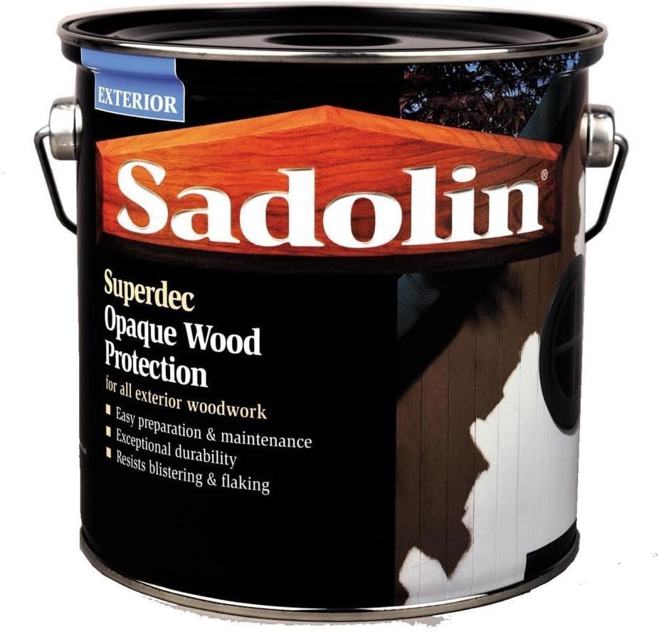 Sadolin Superdec Opaque Wood Protection 5 litre - Black Satin : Amazon ...