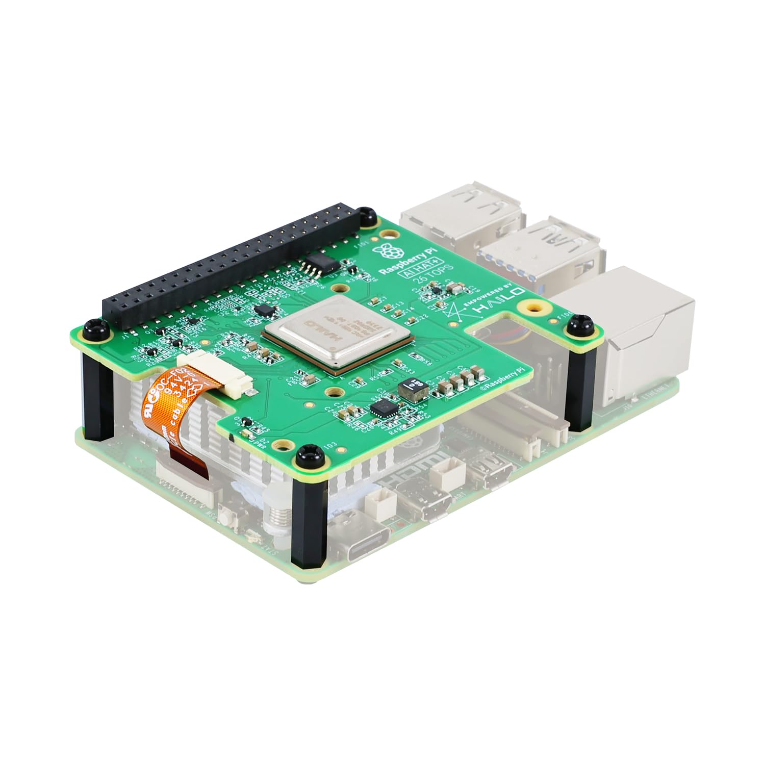 Amazon.com: Raspberry Pi AI HAT+ 13Top/26Top Artificial Intelligence Hailo-8 or Hailo-8L ...