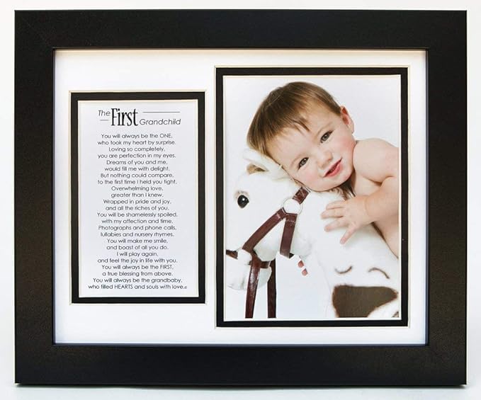 Amazon.com : The Grandparent Gift Co. First Grandchild Photo Frame With ...