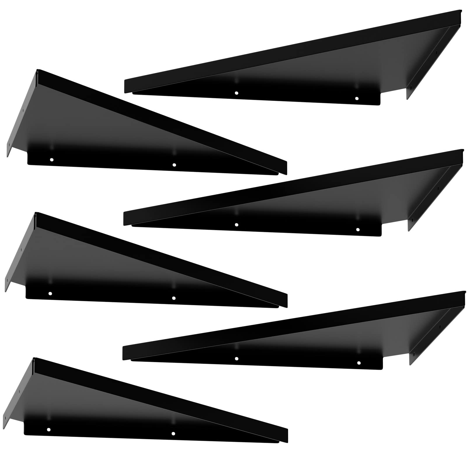 Snapklik.com : 6 Pack Corner Mounting Shelf, Heavy Duty Corner Floating ...