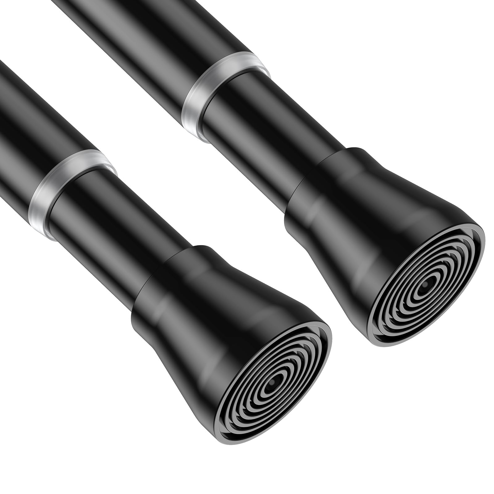 Snapklik.com : AIZESI Spring Tension Rods Adjustable Tension Curtain ...