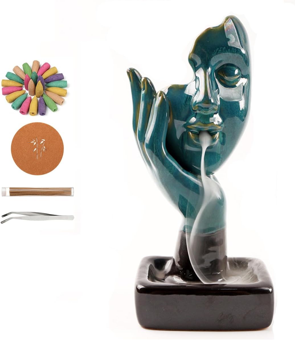Amazon.com: Sophisticated and Elegant Headscents-Head Incense Burner ...