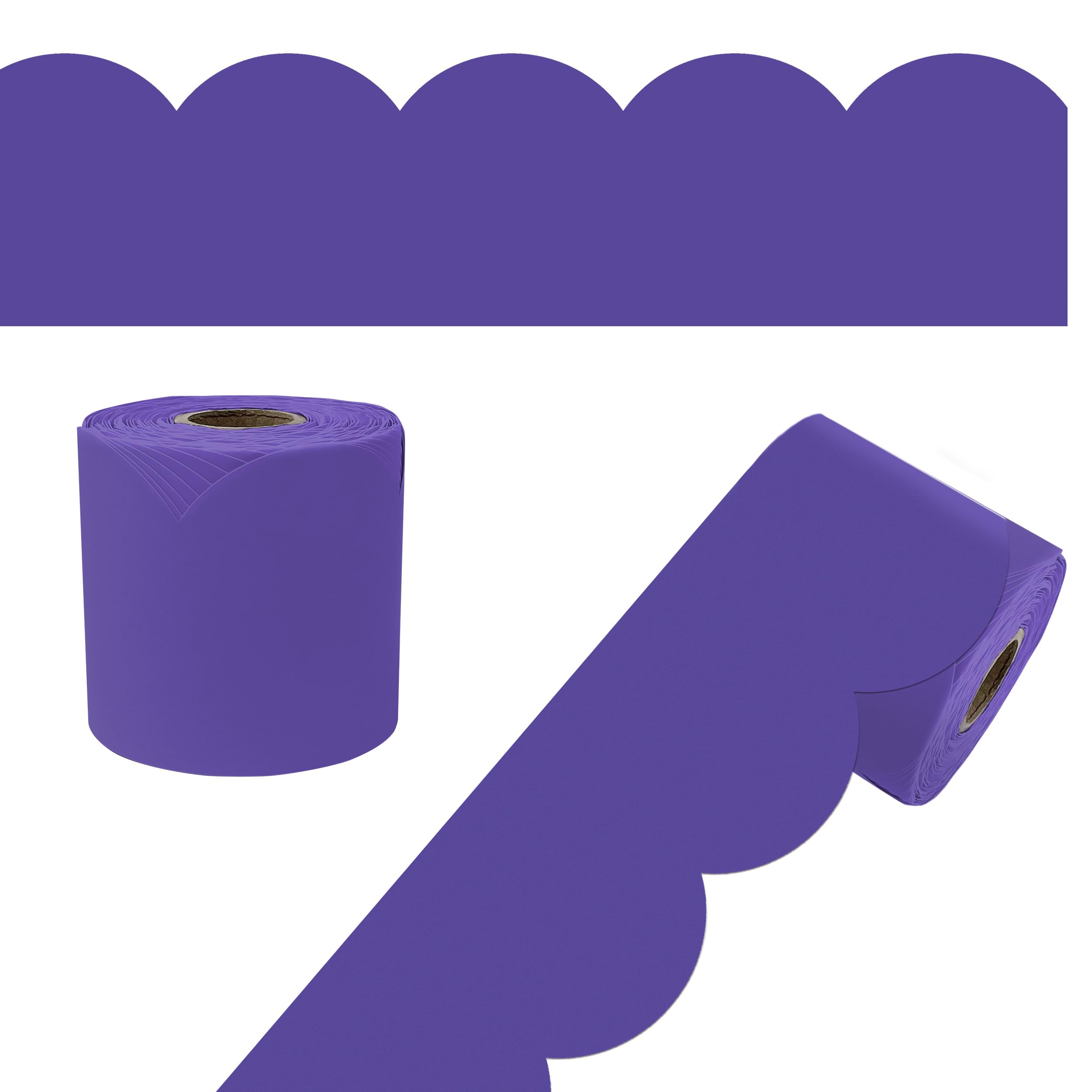 Snapklik.com : Carson Dellosa 65Ft Of Purple Bulletin Board Borders, 1 ...