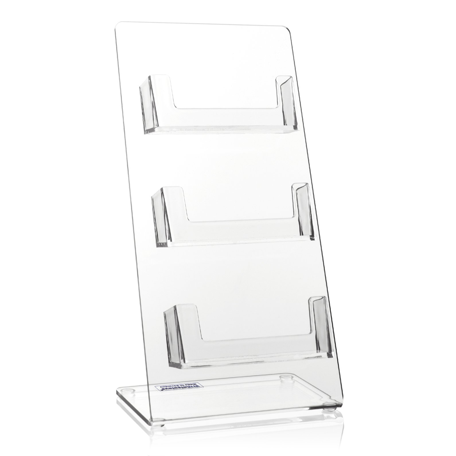 Deluxe Business Card Holder with 3 Compartments on 3 Levels – BigaMart