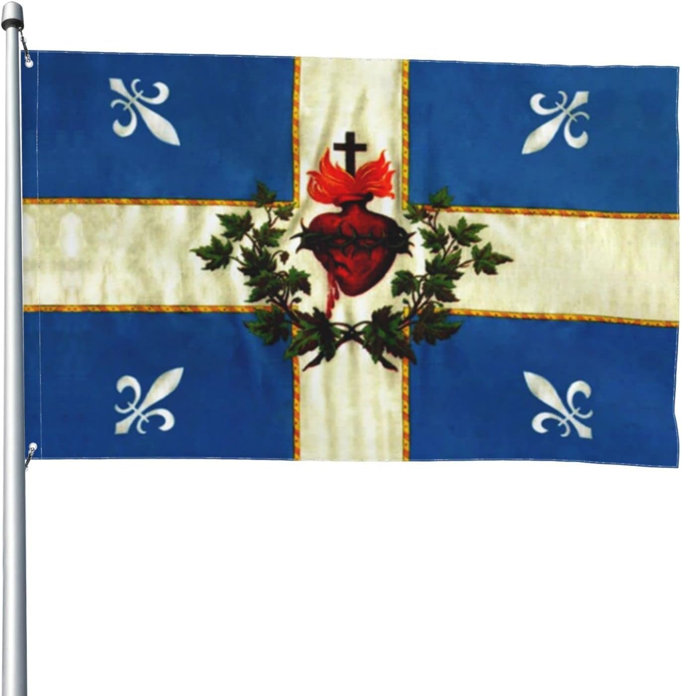 Amazon.com : Sacred Heart of Jesus Flag 3' x 5' for a pole - catholic ...