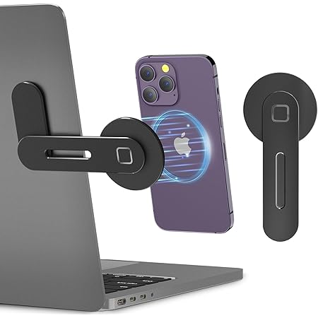 Amazon.com: MoKo Dual Screen Magnetic Laptop Phone Holder, 180 ...