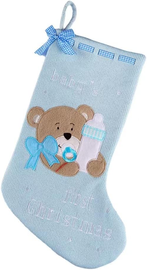 Amazon.com: Nesawaki Babys First Christmas Stocking Baby Girls & Baby ...