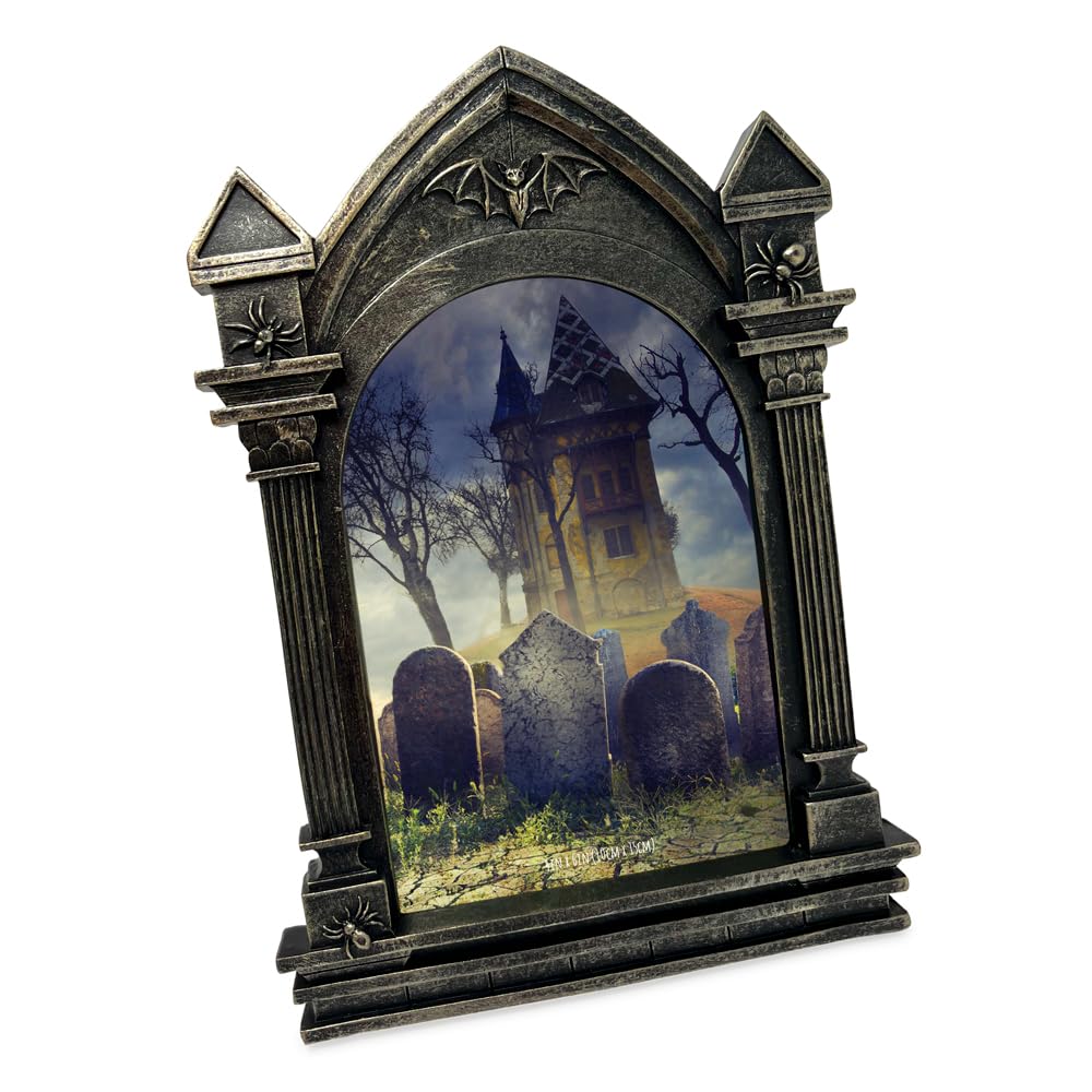 Amazon.com - Isaac Jacobs 4x6 Haunted House Vault Picture Frame For ...