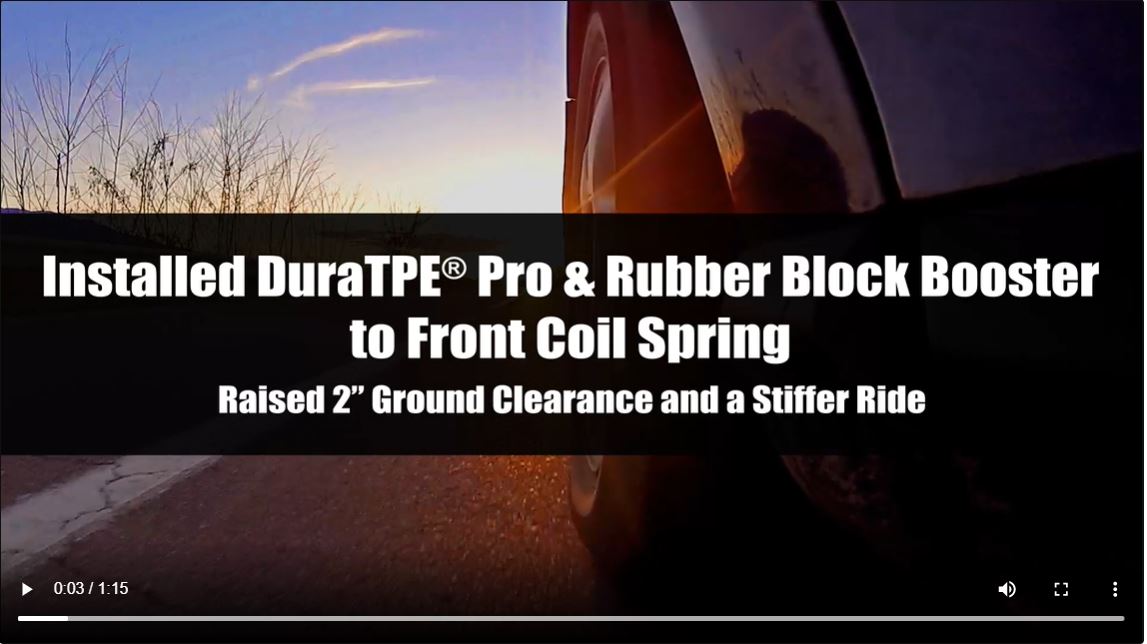 Watch Block Booster Front Coil Spring Installation Reviews on Amazon Live