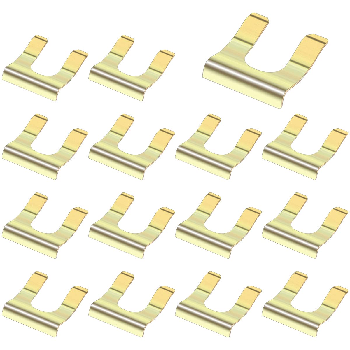 Amazon.com: Dianrui 15pcs U Shape Metal Brake Line Clips Brake Line ...