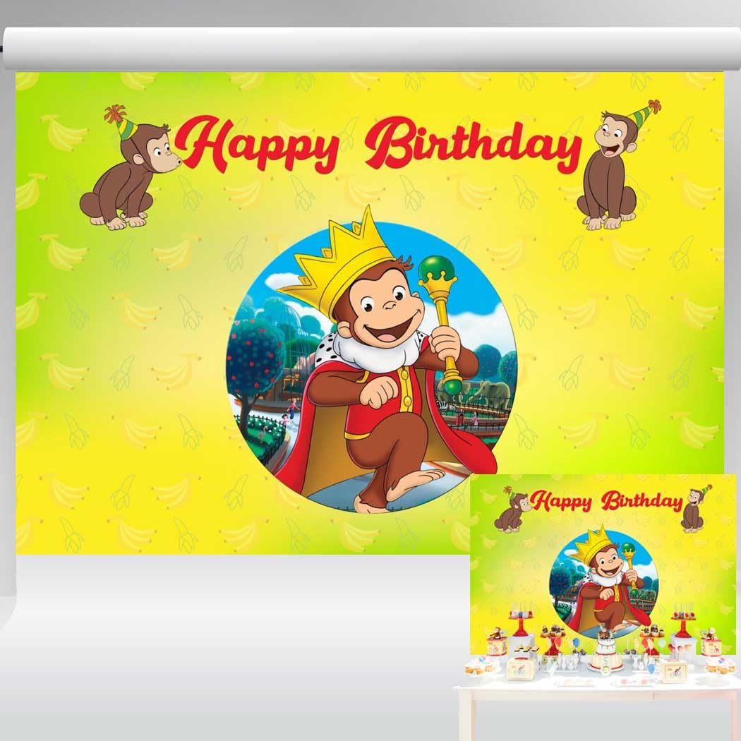 Curious George Happy Birthday Lovely & Modern "Curious George"