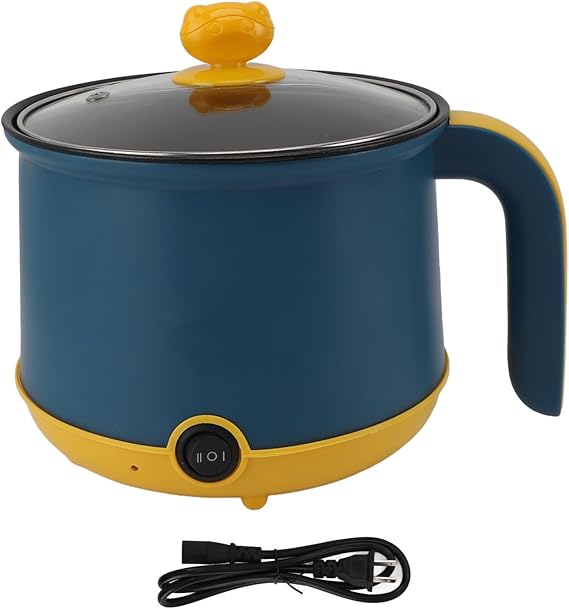 Amazon.com: Fdit Electric Mini Hot Pot 1.8L 600W Non Stick Stainless ...
