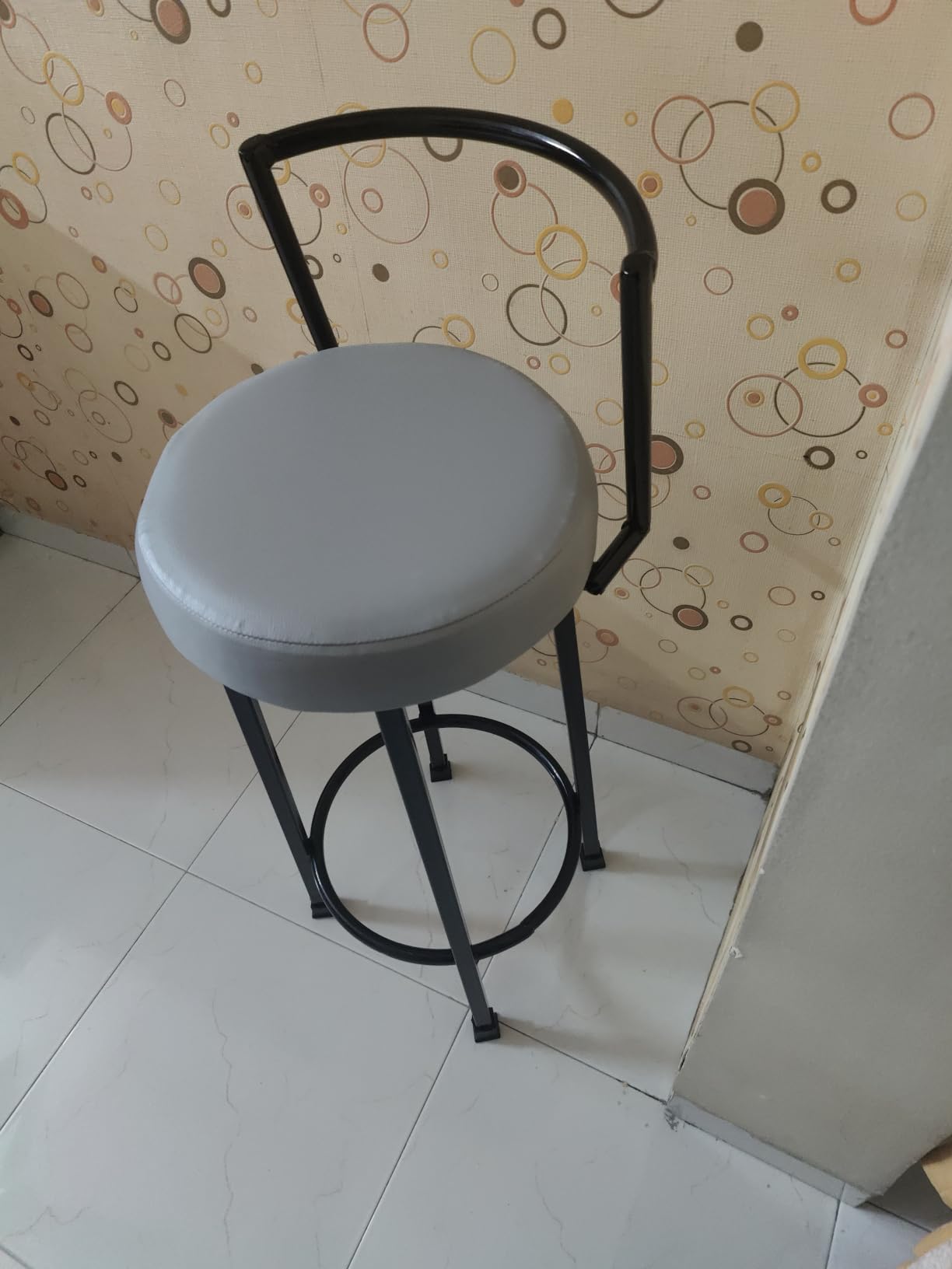 Indian Decor. 45988 Classic Kitchen Bar Height Stools Chairs Black/Gold ...