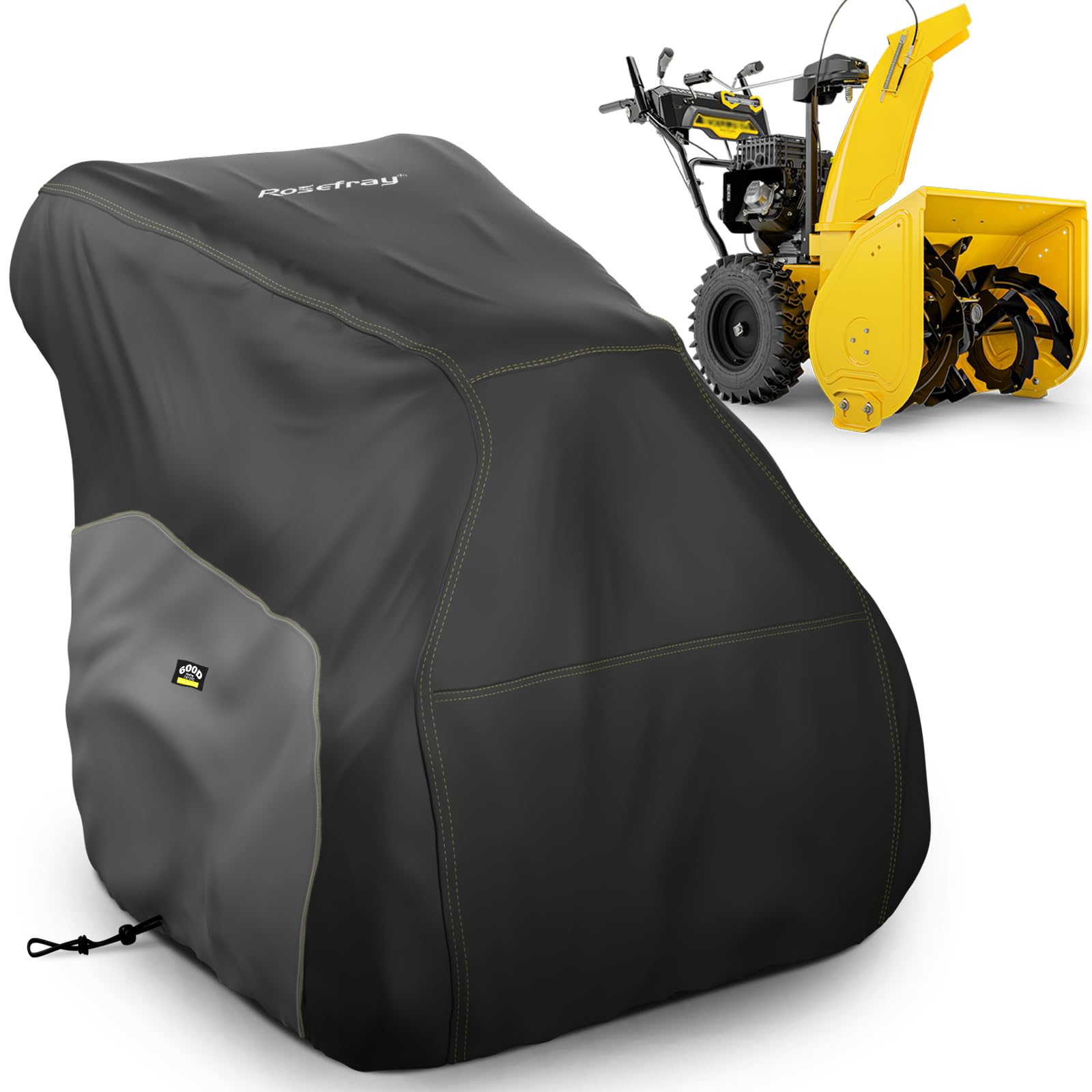 Rosefray Snow Blower Cover/Snow Thrower Cover 600D Heavy Duty Oxford ...