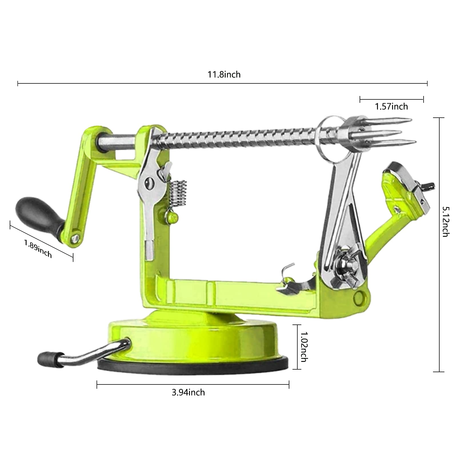 Snapklik.com : Apple Peeler Corer, Long Lasting Chrome Cast Magnesium ...