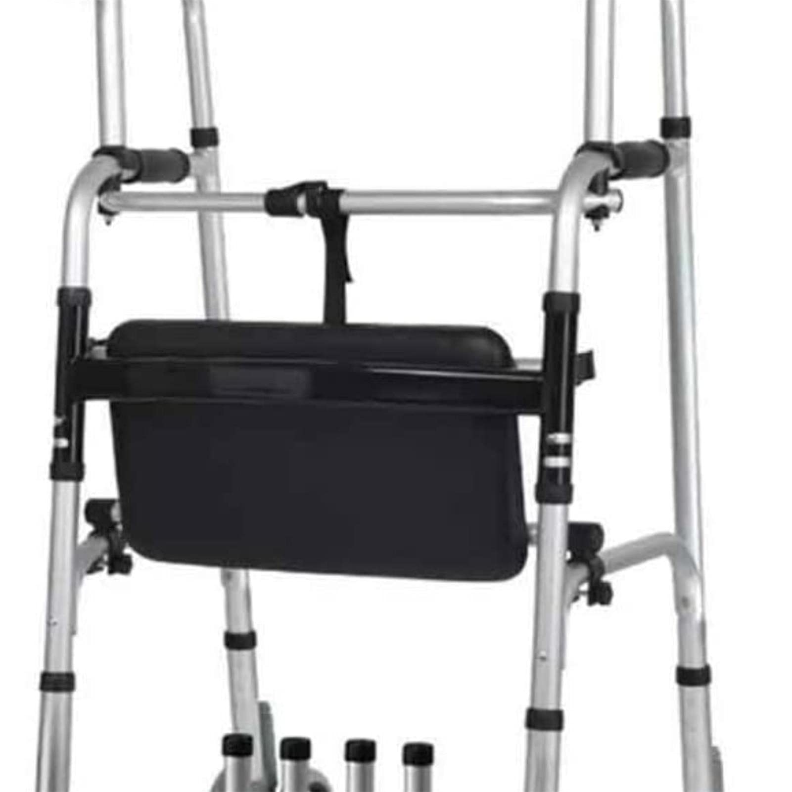 Buy Four Wheel Rollator Walkers Elderly People Foldable Walker Standing ...